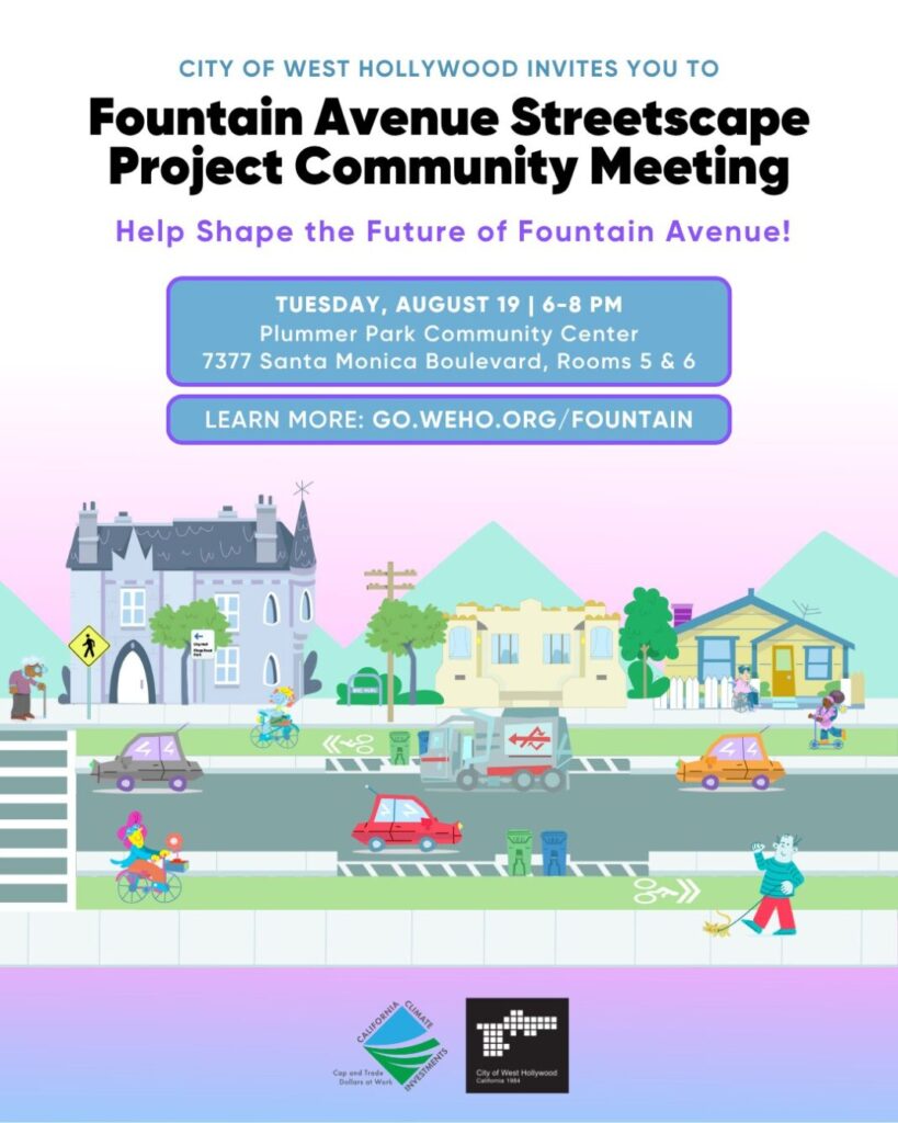 Fountain Avenue Streetscape Project Community Meeting