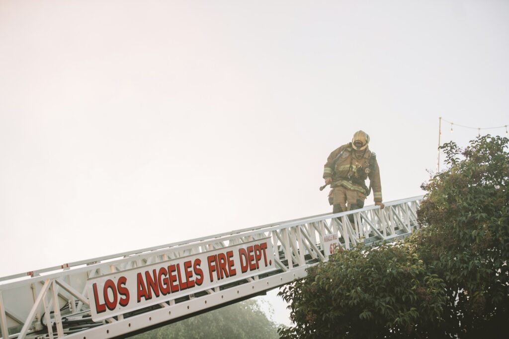 Apartment Fire Extinguished By LAFD
